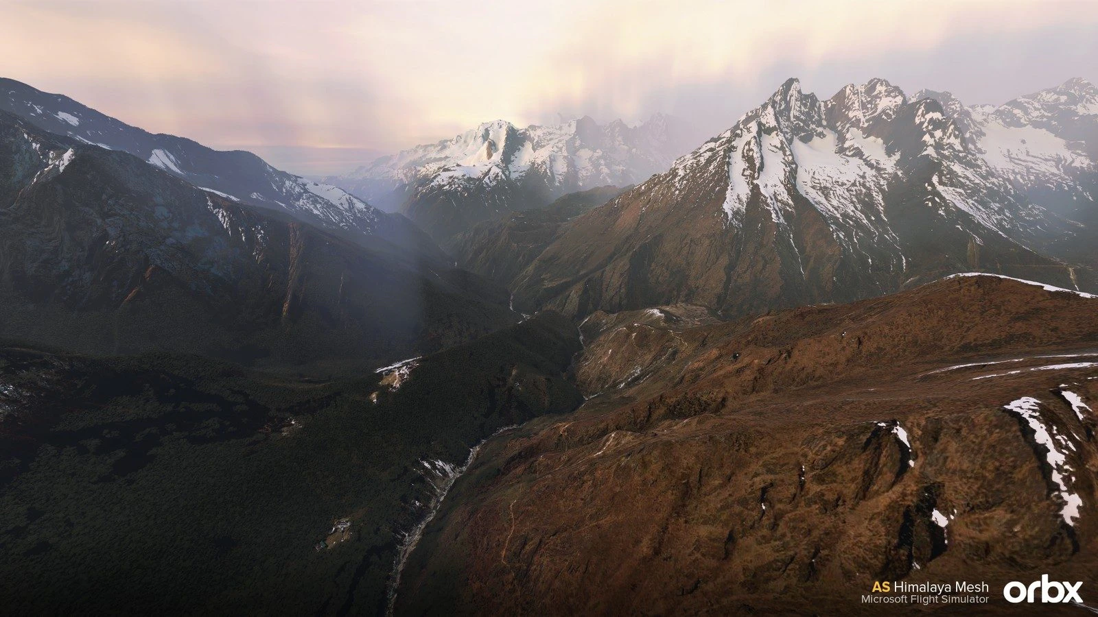 Orbx Releases AS Himalaya and Central Asia Mesh - FSElite