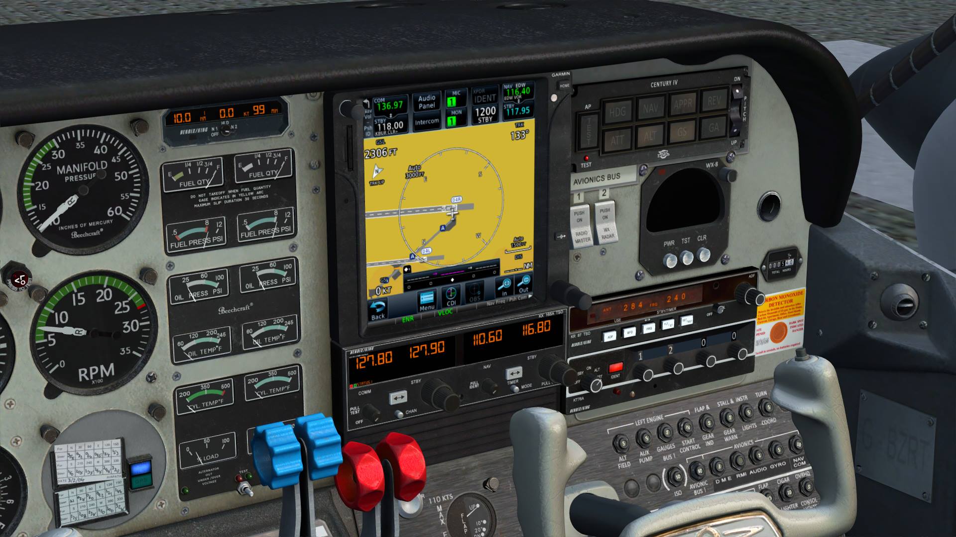 Just Flight Previews Duchess Model 76 Avionics - FSElite