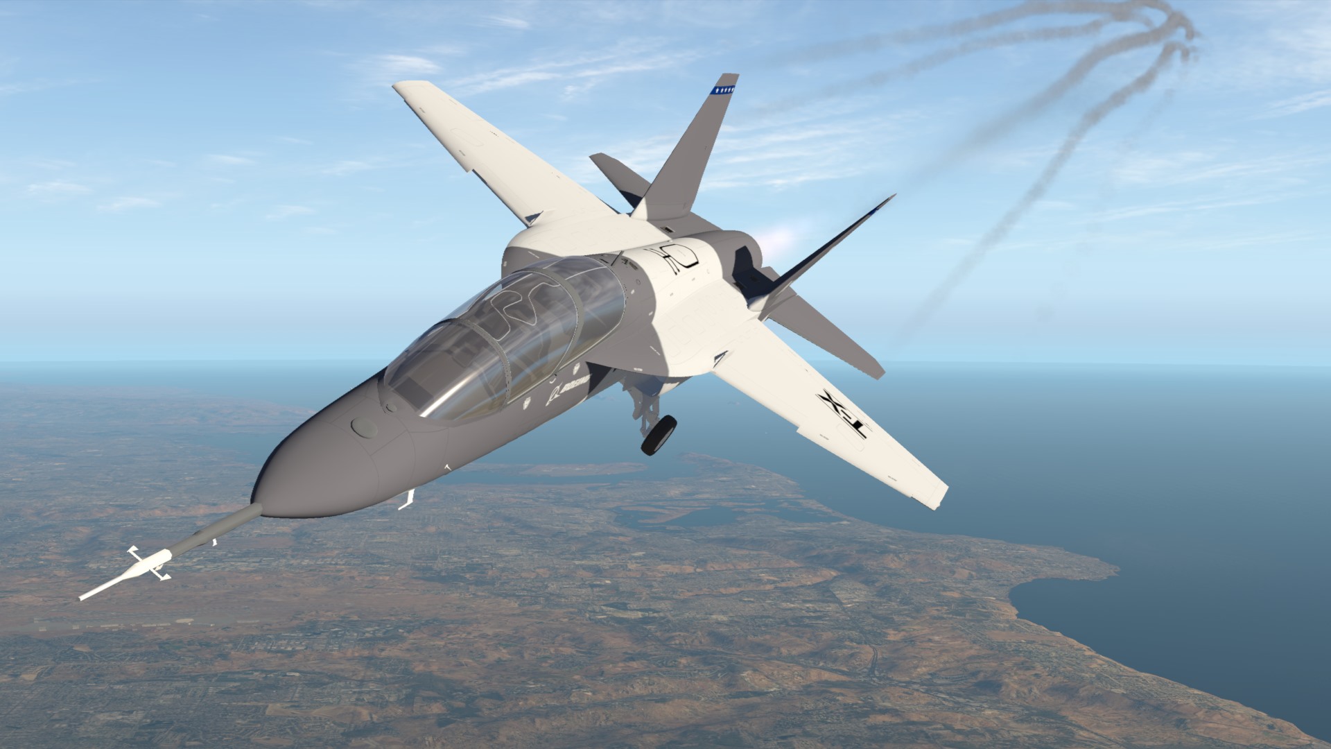 AOA Previews Boeing/Saab T-X In X-Plane - FSElite