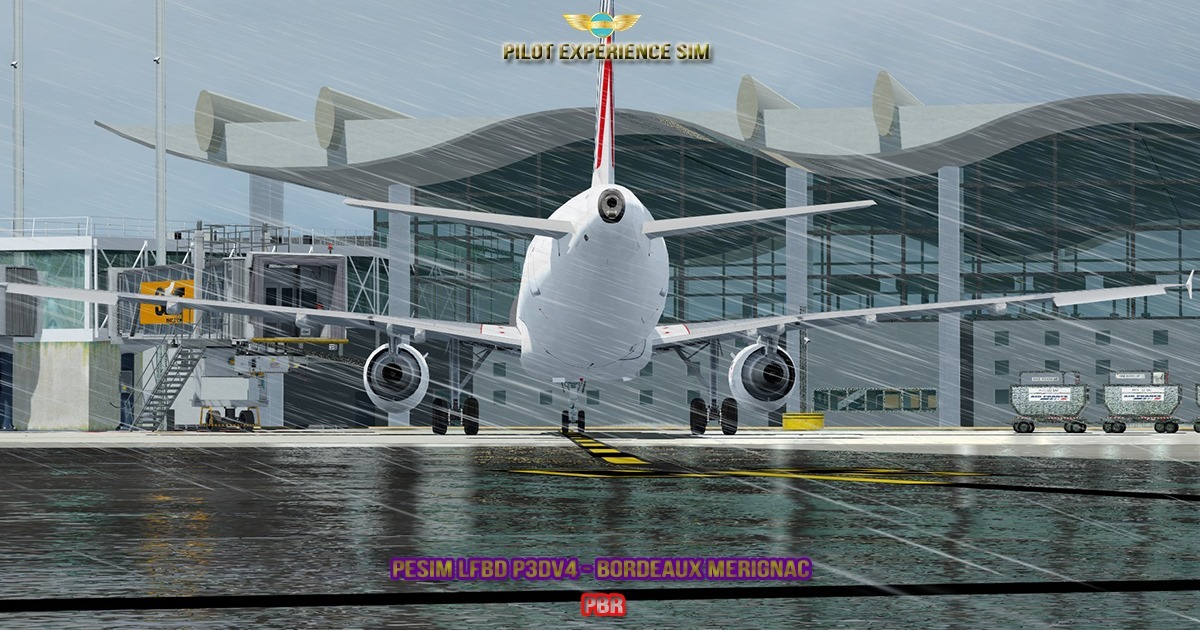 Pilot Experience Sim Bordeaux for P3DV4 Imminent Release - FSElite