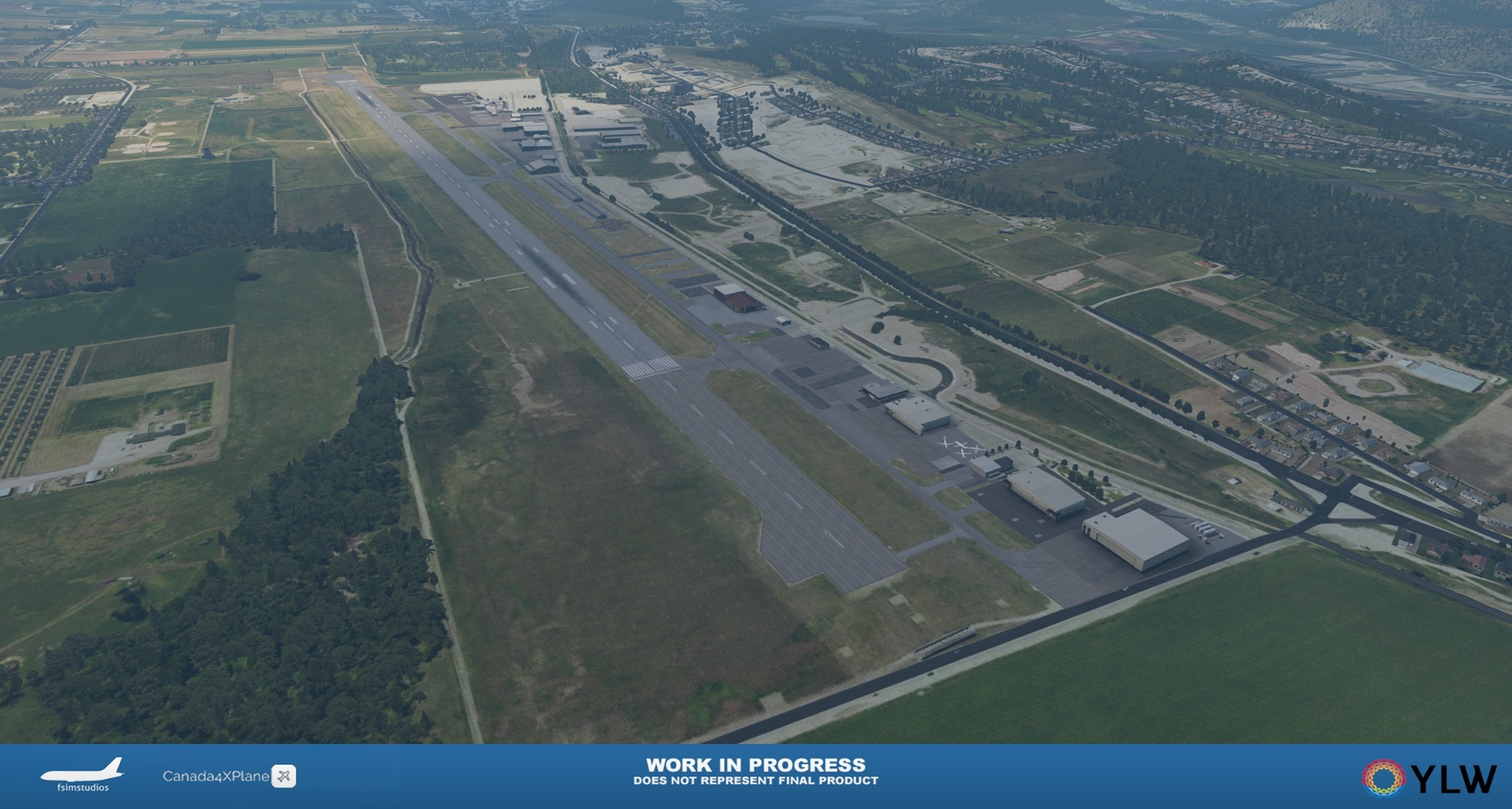 FSimStudios Shares Kelowna (CYLW) for X-Plane 11 Previews - FSElite