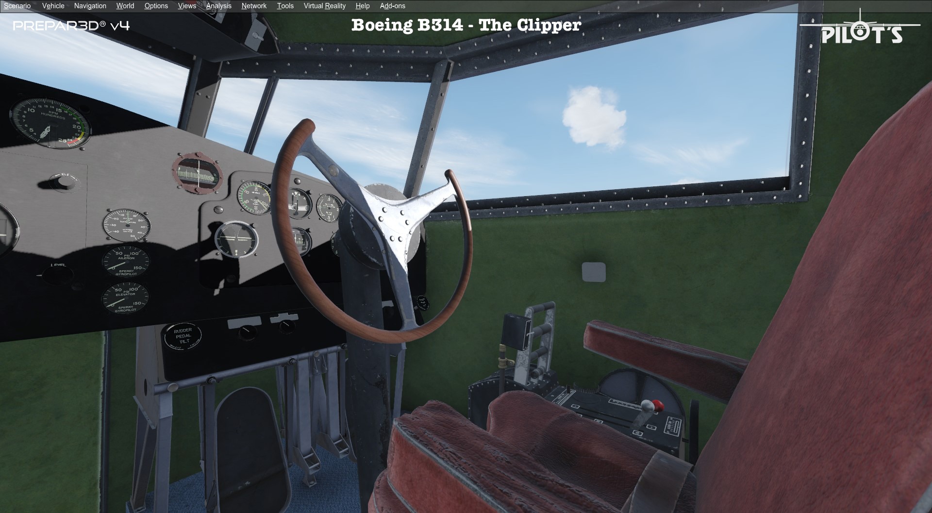 New Cockpit Previews of PILOT'S Boeing Clipper B314 - FSElite