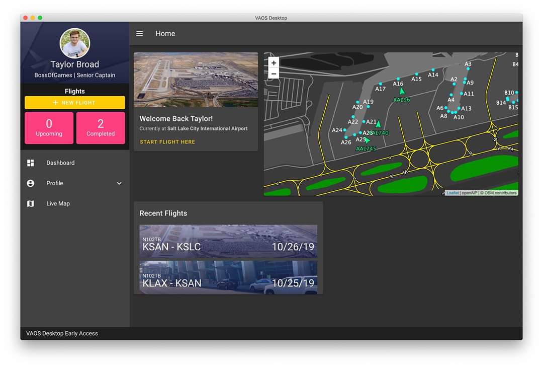 Virtual Airline Operations System (VAOS) Teases New Flight Logging Tool ...