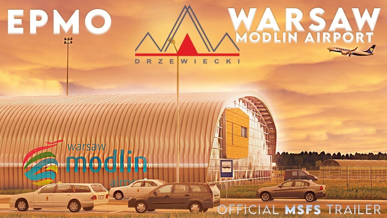 Drzewiecki Design Releases Warsaw Modlin Airport for MSFS - FSElite