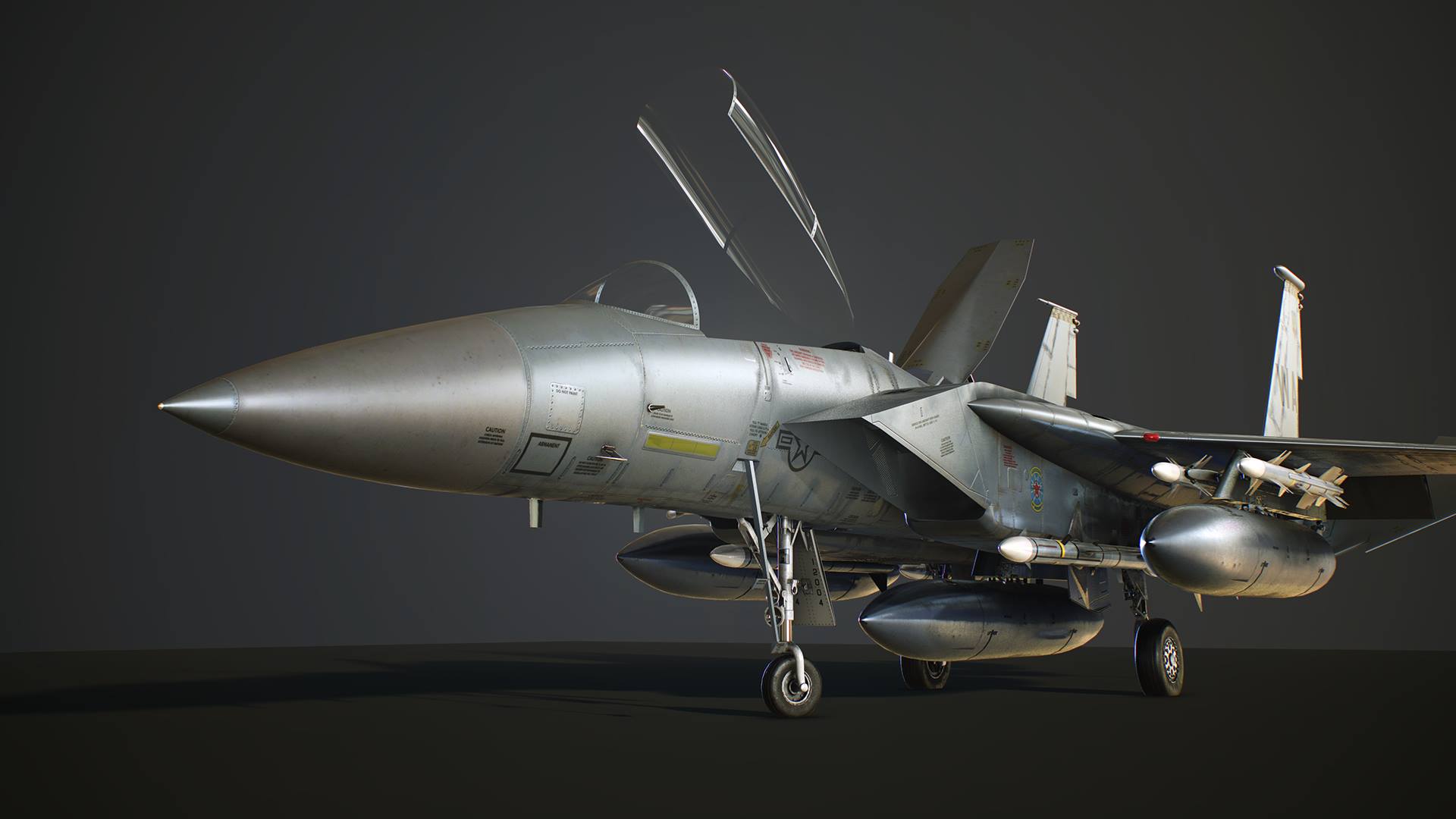 Milviz F-15C Previewed with PBR - FSElite