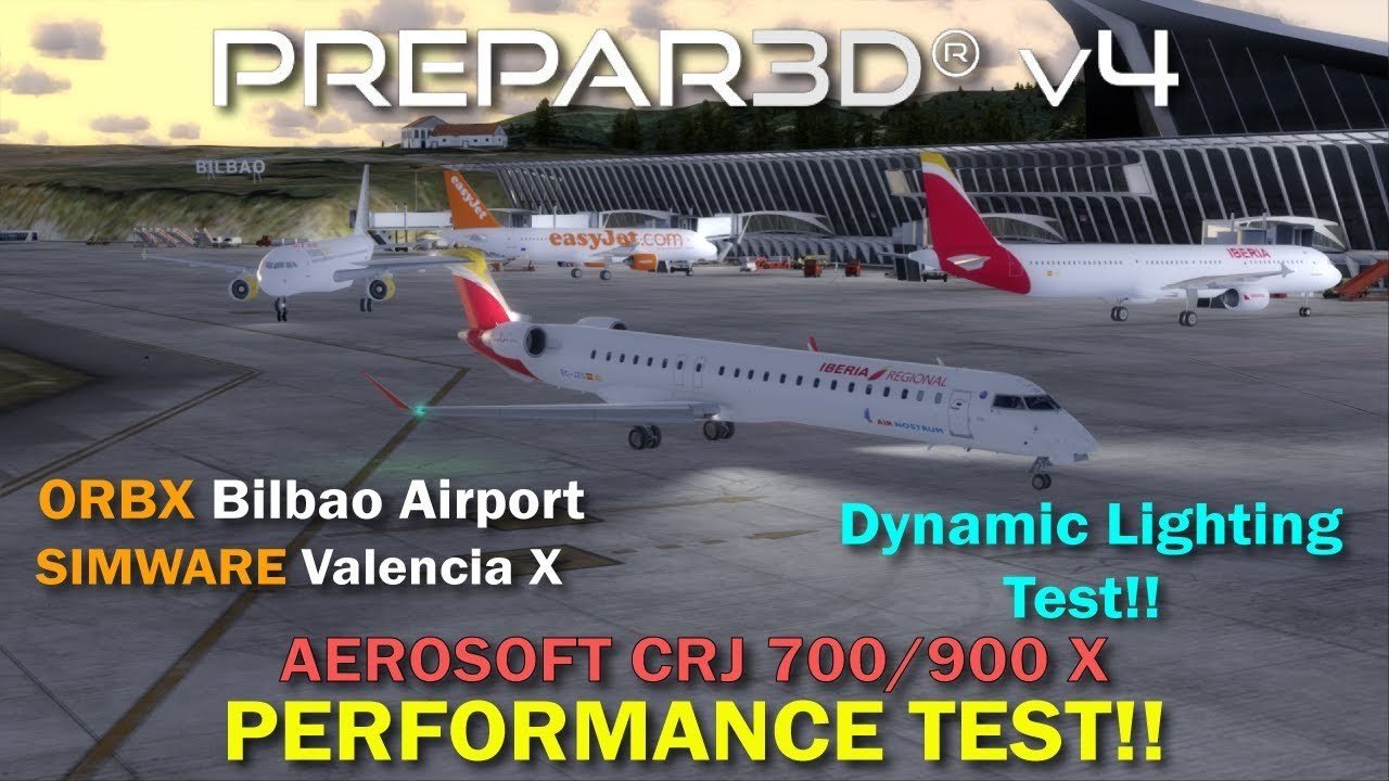 ProAviation Simulation: [P3D v4] Aerosoft CRJ 700/900 X | ORBX Bilbao ...