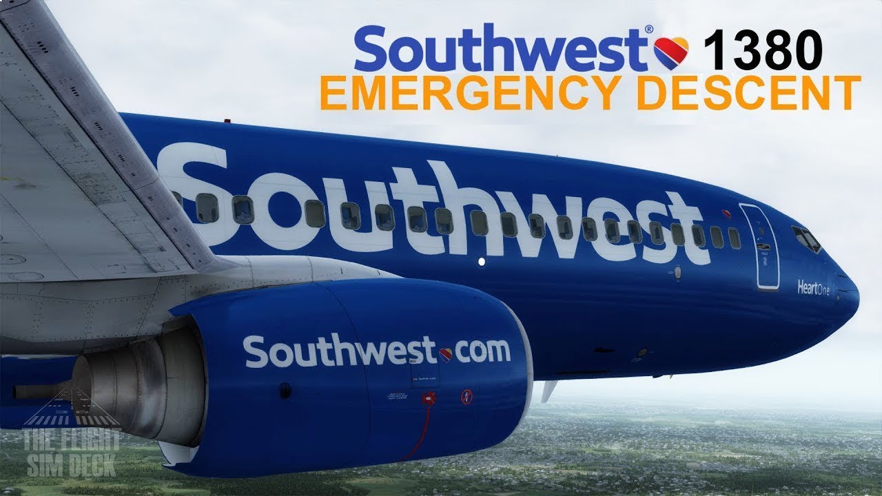 The Flight Sim Deck | Southwest 1380 Emergency Descent Into KPHL - FSElite