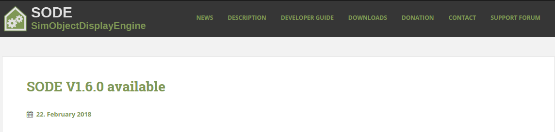 SODE Updated to v1.6.0 - FSElite