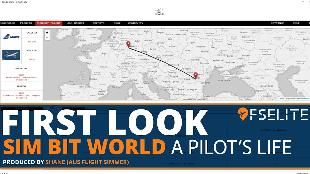 Sim Bit World - A Pilot's Life: The FSElite First Look - FSElite