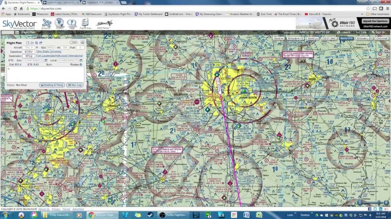 [Flightsimguy] How to Build a Flight Plan using Skyvector and Simbrief ...