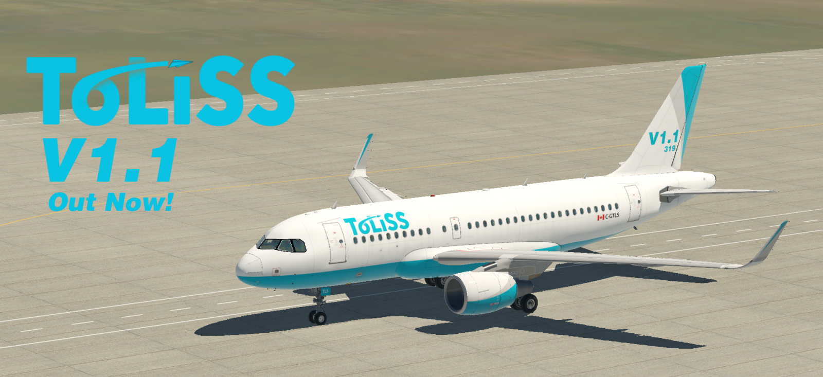 ToLiSS A319 Updated to Version 1.1 - FSElite