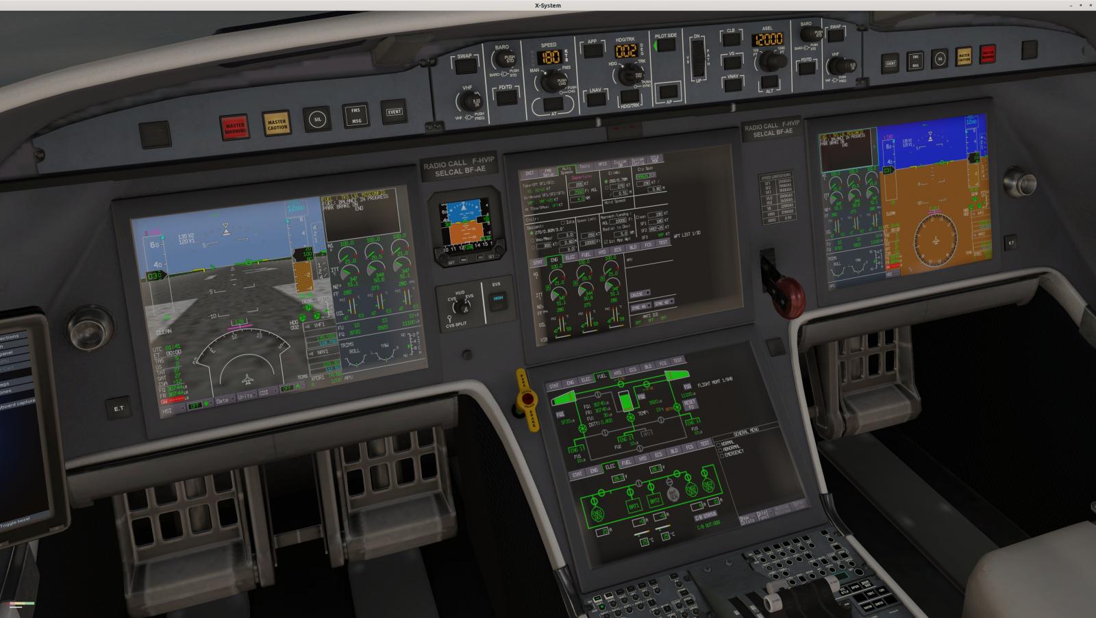 Aerobask Further Previews Falcon 8X Cockpit - FSElite