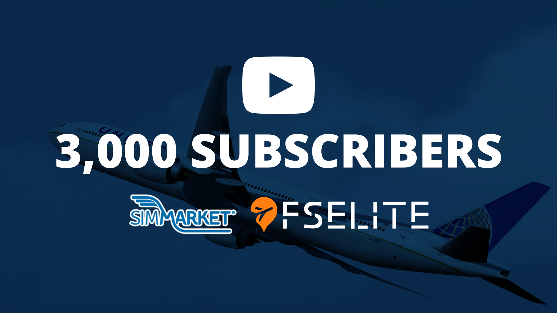 Win SimMarket Vouchers to Celebrate 3000 YouTube Subscribers - FSElite