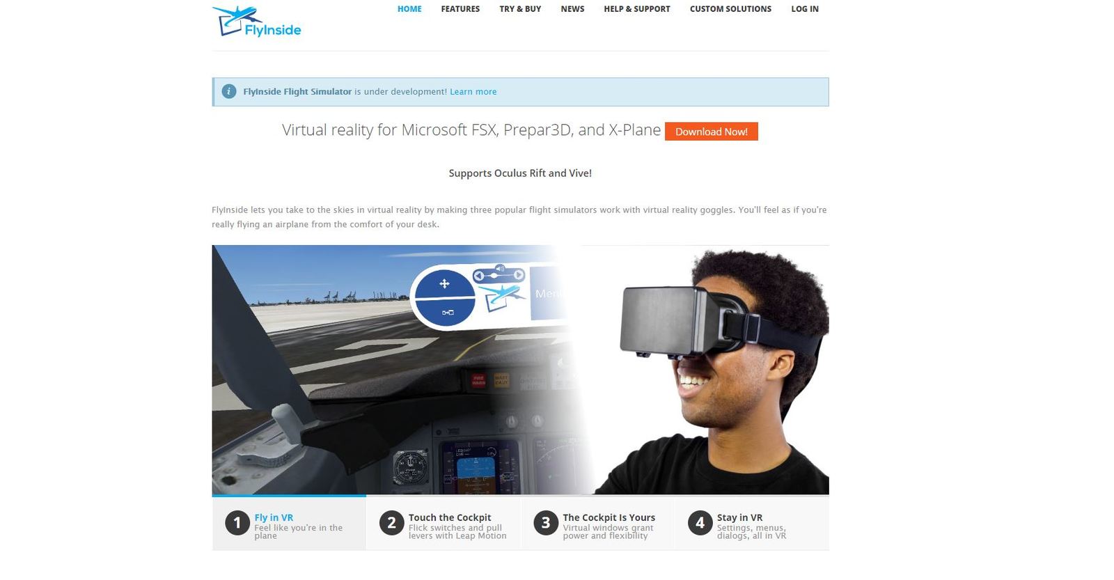 FlyInside: Virtual Reality Now Available for P3D V4 - FSElite