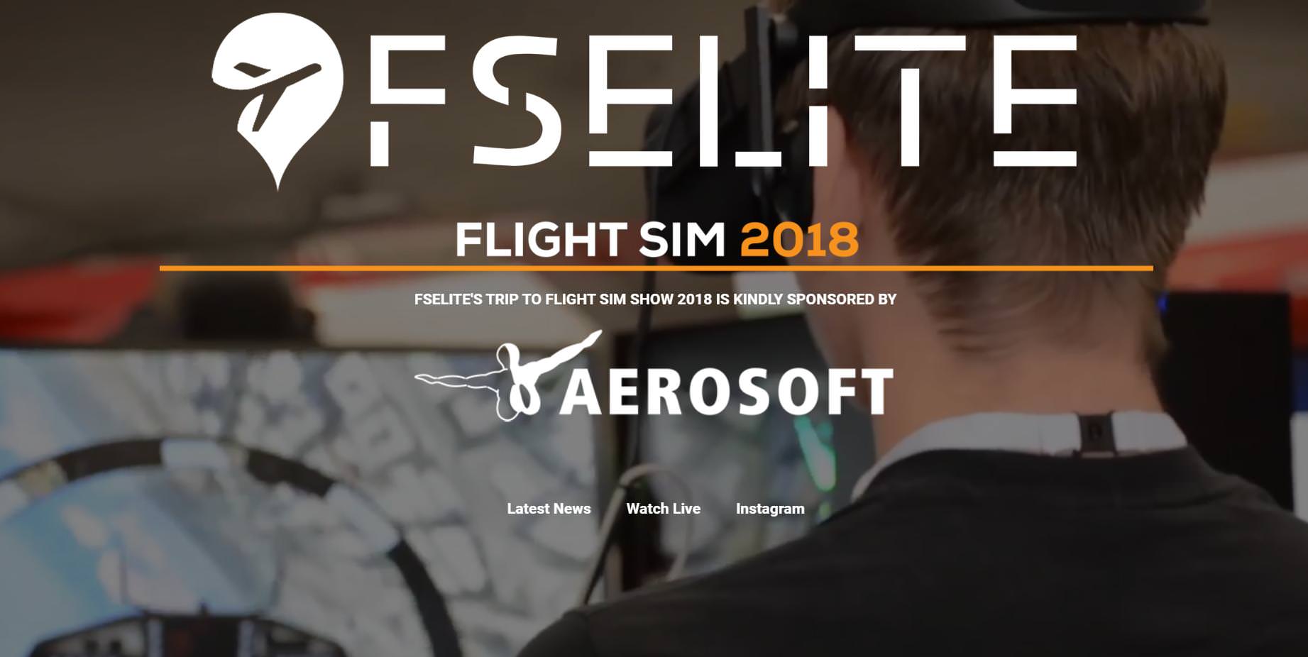 FSElite at Flight Sim 2018 - Come Visit and Details - FSElite