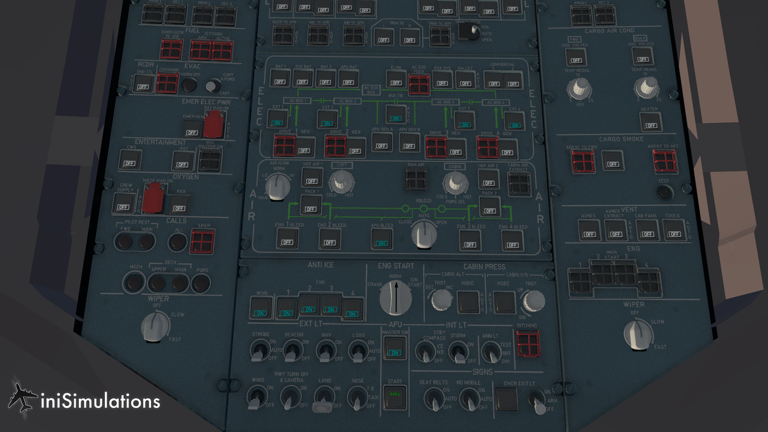 iniSimulations Shares Additional A380 X-Plane 11 Previews - FSElite