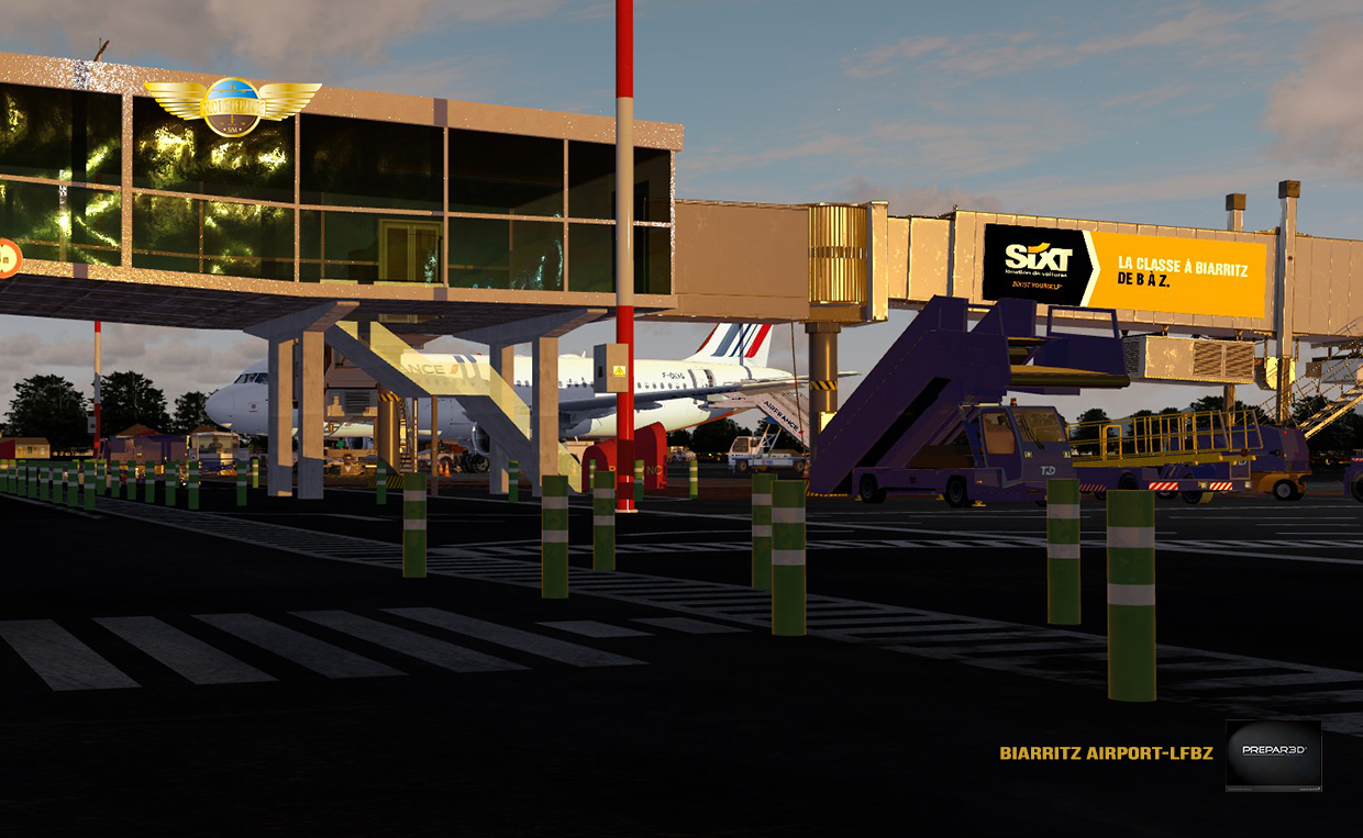 Pilot Experience Sim Releases Biarritz Pays Basque Airport for P3D ...