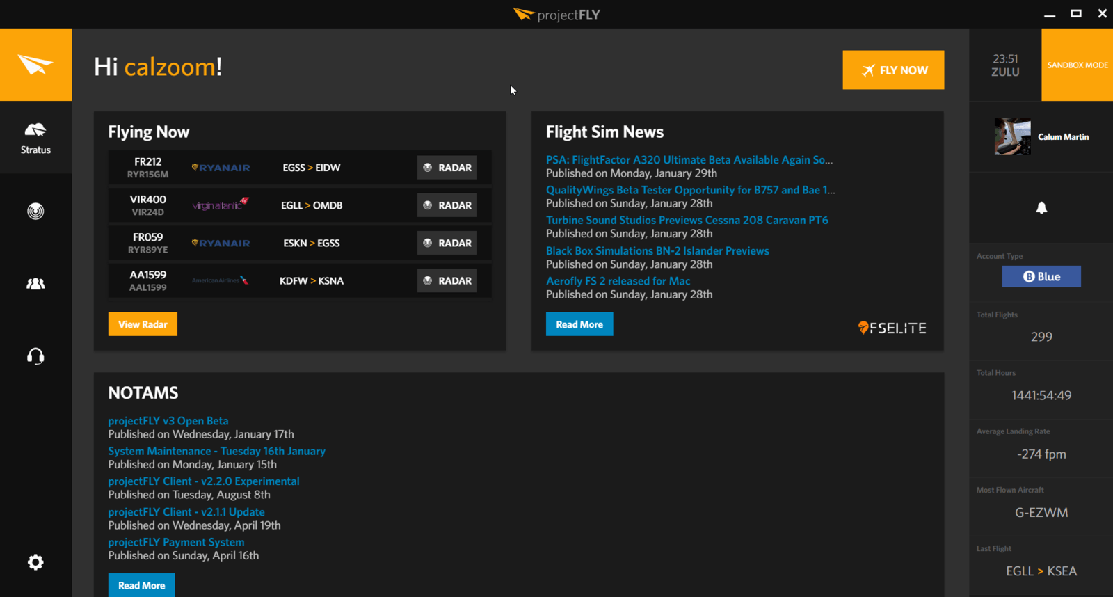 Update (16-Oct-19): ProjectFLY Status Update [Back Online] - FSElite
