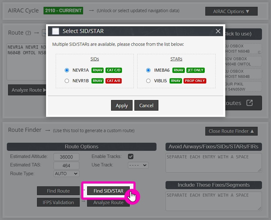 SimBrief and Navigraph Updates Website and Data - FSElite