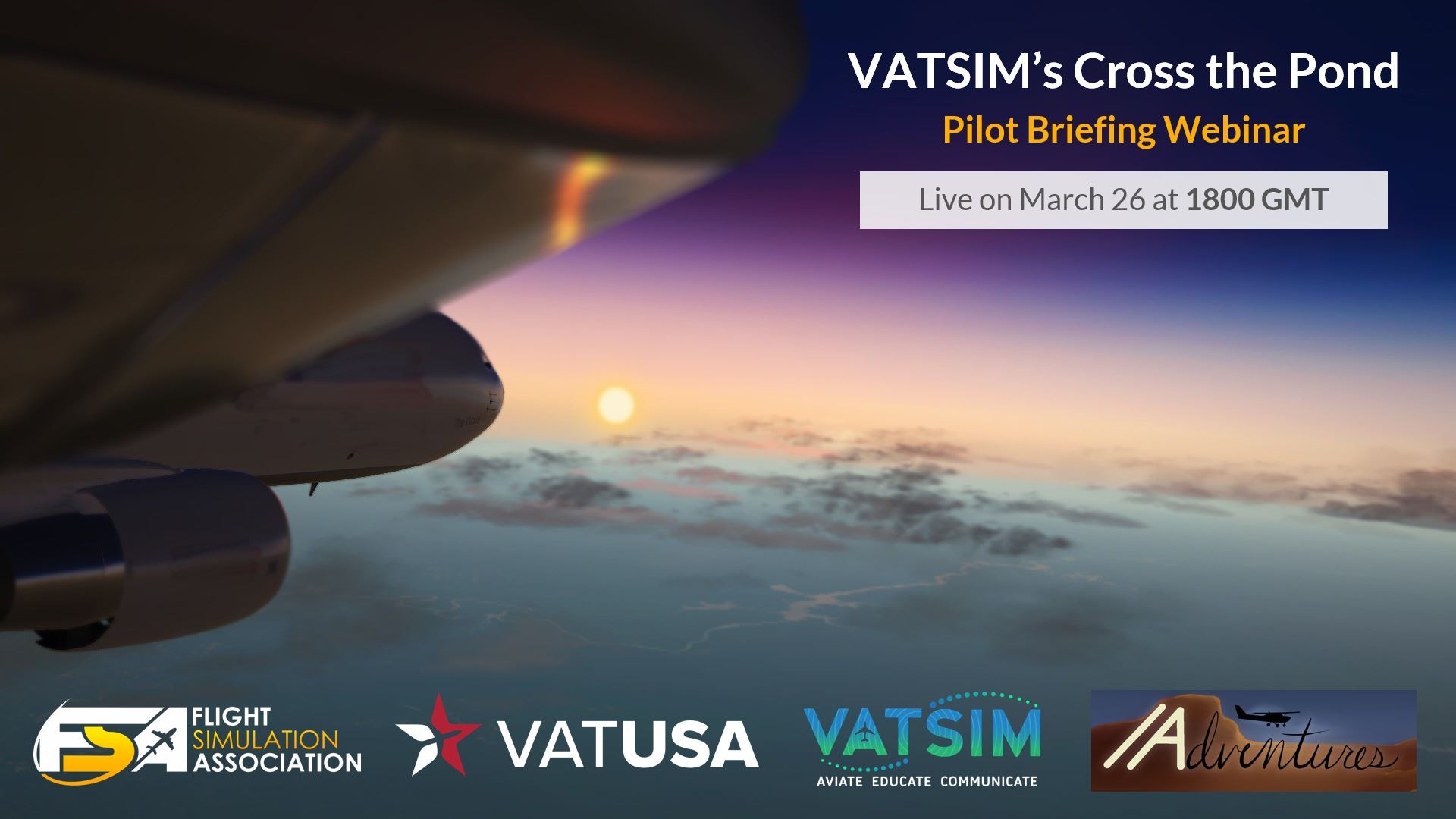 [Watch Live] VATSIM Cross the Pond: Pilot Briefing Webinar Happening ...