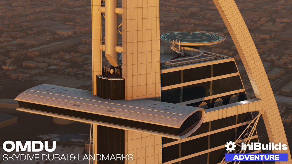 iniBuilds Releases Dubai City POI Pack for Free - FSElite