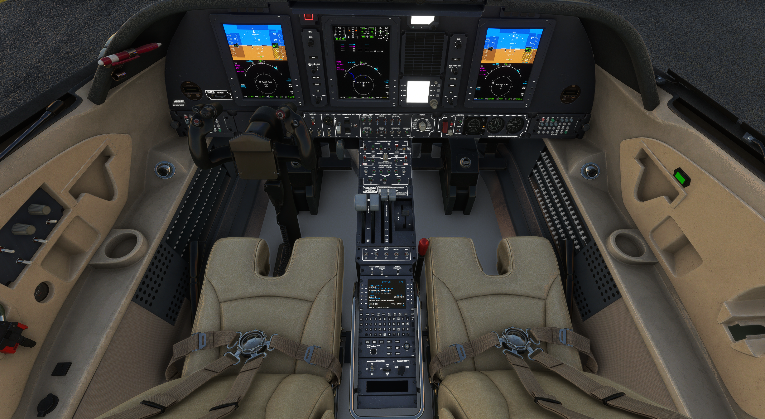 FlightFX Shares New Piaggio P-180 Previews - FSElite