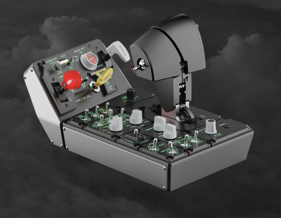 MOZA Announces Force Feedback Stick, Base, Throttle and Rudder Pedals ...