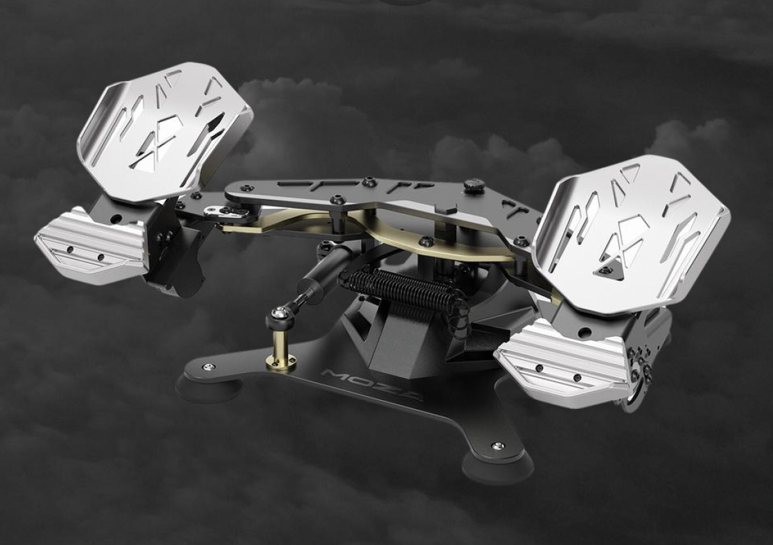 MOZA Announces Force Feedback Stick, Base, Throttle and Rudder Pedals ...