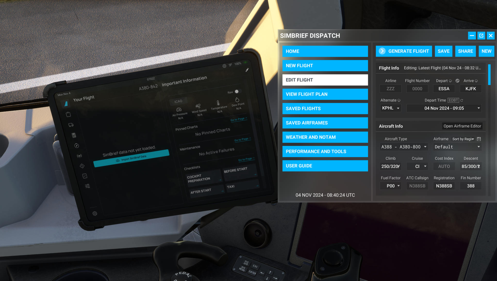 Navigraph Releases SimBrief Dispatch for MSFS - FSElite