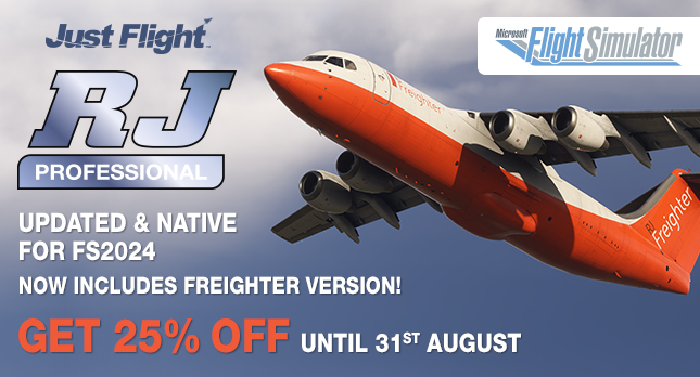 Just Flight Updates RJ Professional to v1.4 with MSFS 2024 Support ...