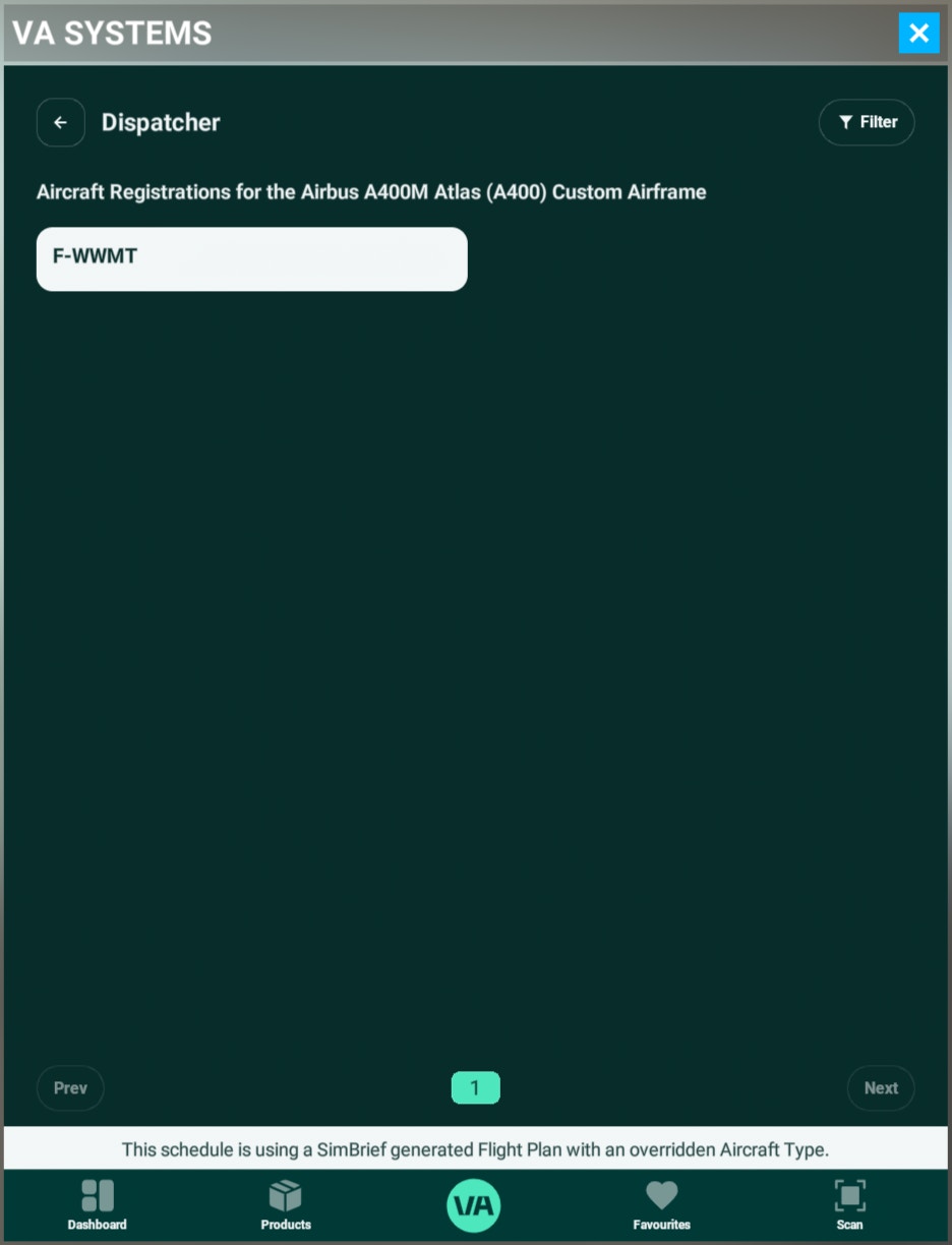 VA Systems Updates In-Sim Panel to Add SimBrief Integration - FSElite