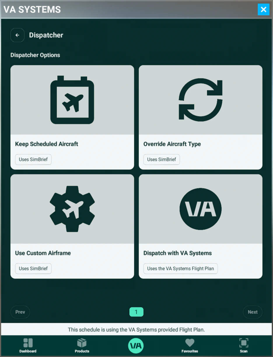 VA Systems Updates In-Sim Panel to Add SimBrief Integration - FSElite